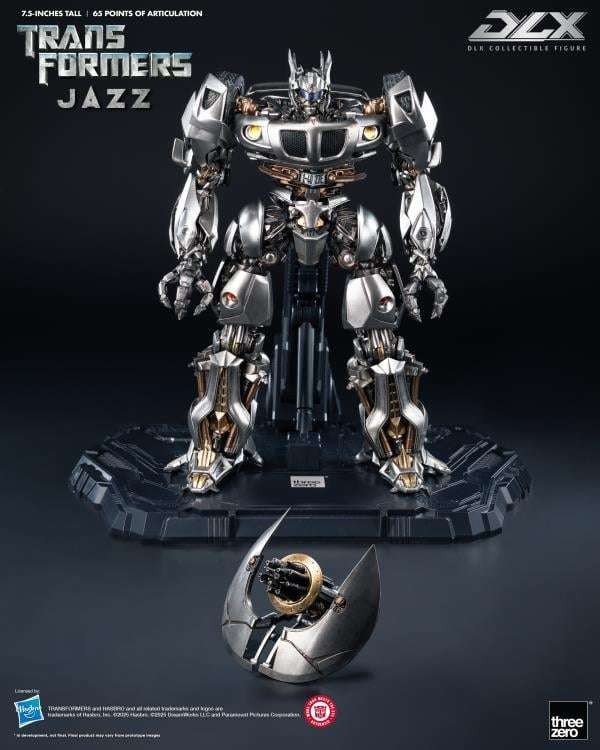 THREEZERO TRANSFORMERS DLX JAZZ ACTION FIGURE