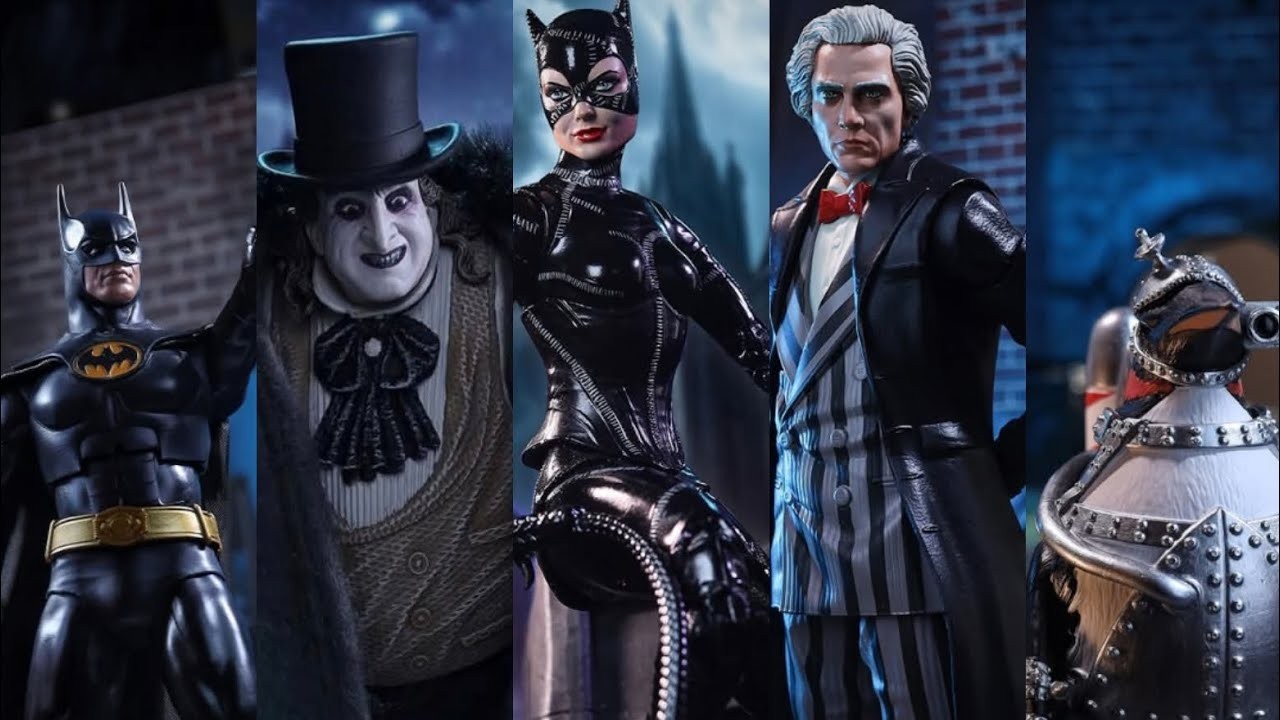 BUY DC MULTIVERSE THEATRICAL BATMAN RETURNS SET 5X PVC ACTION FIGUR...