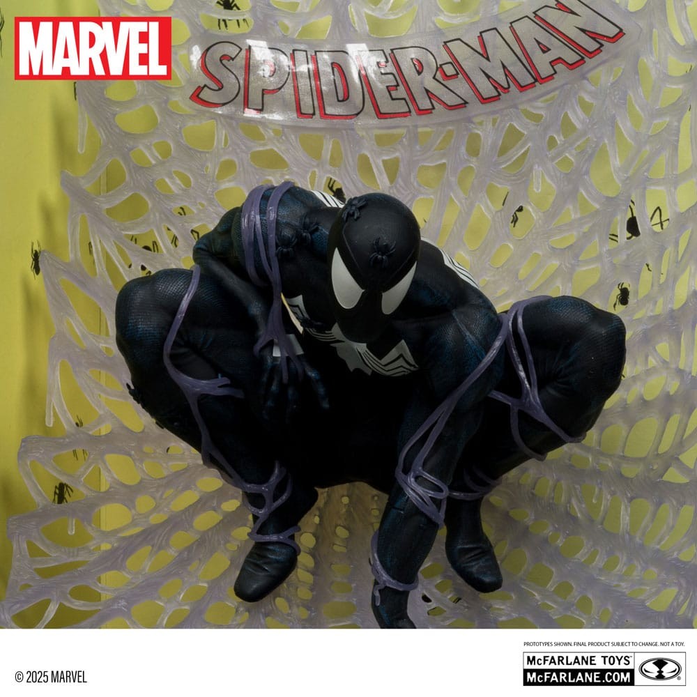 MC FARLANE MARVEL COLLECTION PVC STATUE SPIDER-MAN CHASE BLACK COST...