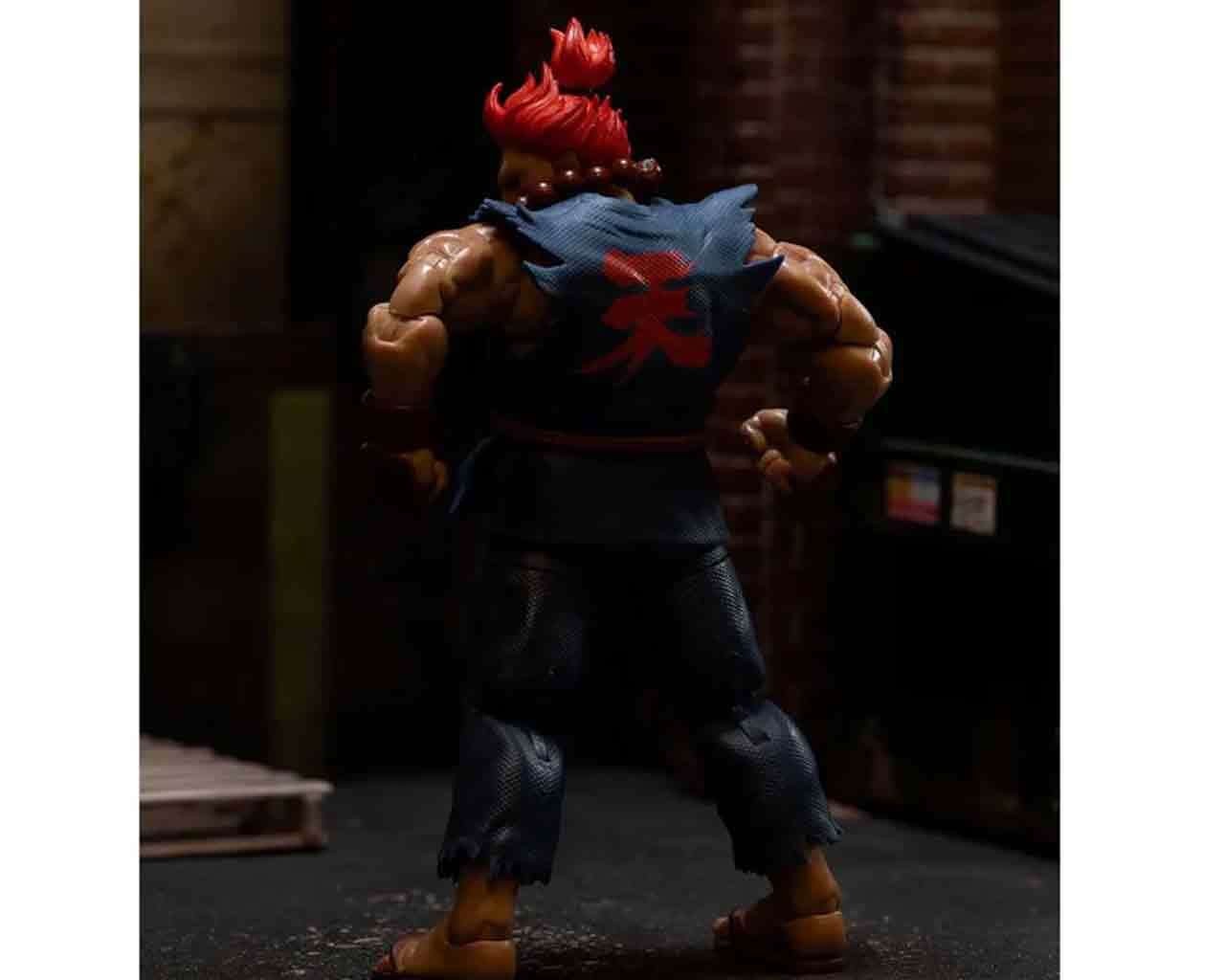 JADA TOYS ULTRA STREET FIGHTER II AKUMA DELUXE ACTION FIGURE