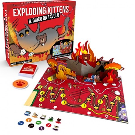 ASMODEE EXPLODING KITTENS IL GIOCO DA TAVOLO EDIZIONE ITALIANA