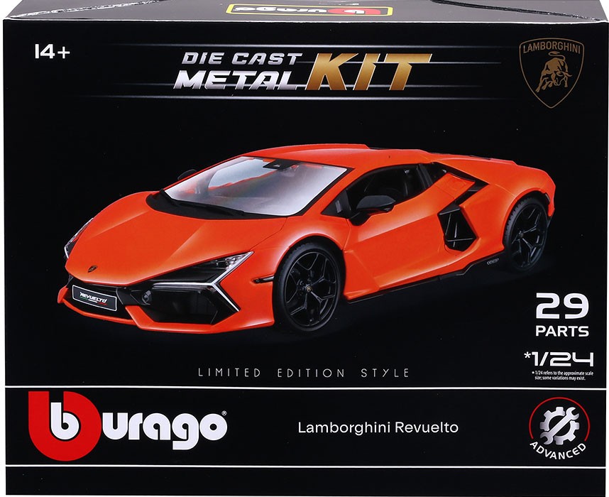 BBURAGO LAMBORGHINI REVUELTO DIE CAST METAL 1/24 MODEL KIT MODEL RE...