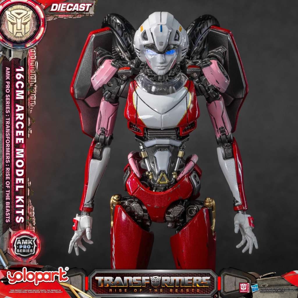 YOLOPARK TRANSFORMERS RISE OF THE BEASTS AMK PRO ARCEE MODEL KIT AC...