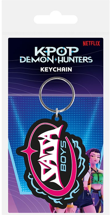 BUY K-POP DEMON HUNTERS SAJA BOYS KEYCHAIN KEYRING PYRAMID INTERNAT...