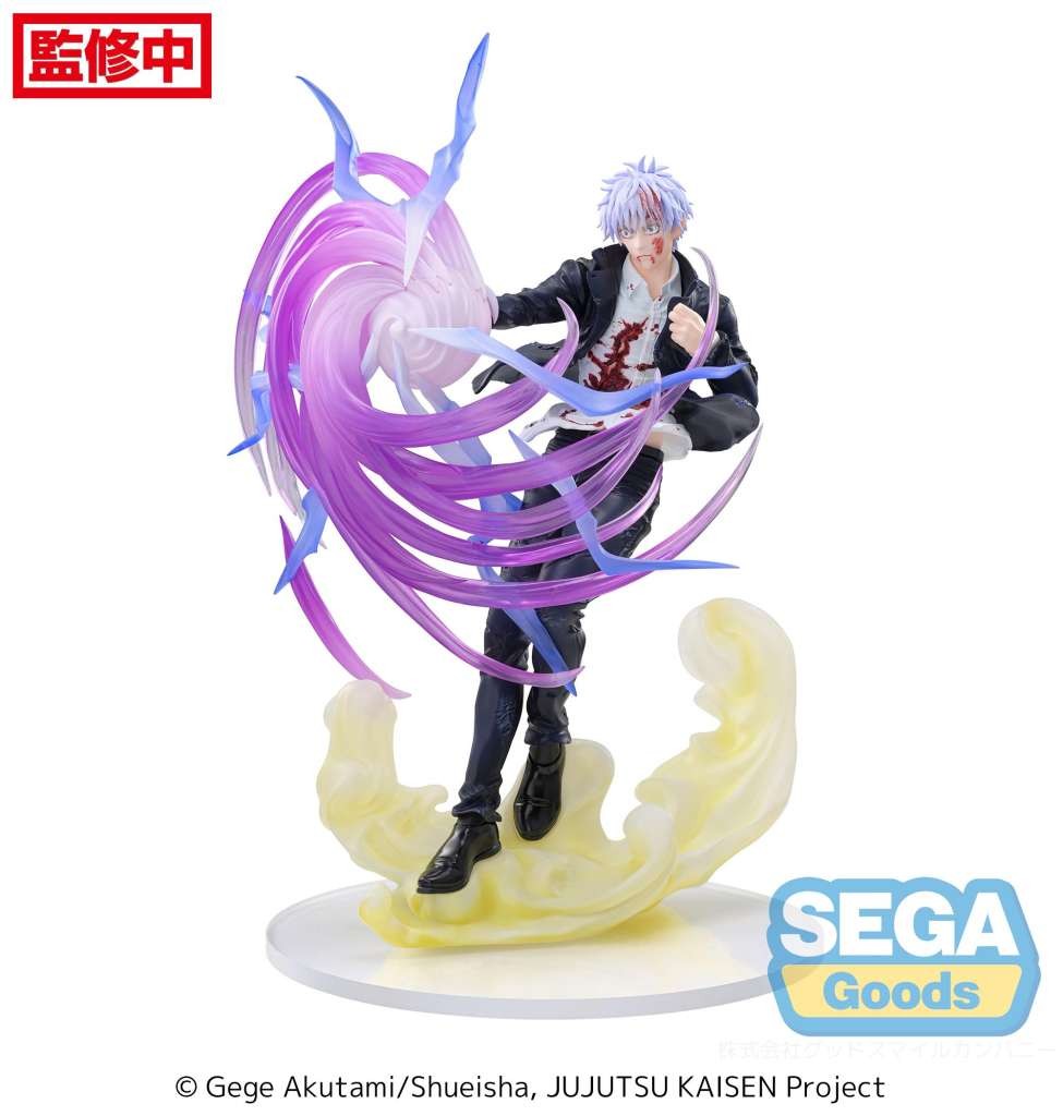 SEGA GOODS JUJUTSU KAISEN SATORU GOJO HOLLOW PURPLE LUMINASTA STATU...