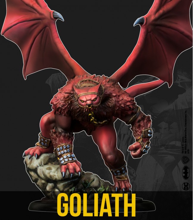 BUY BATMAN MINIATURE GAME - ROBIN AND GOLIATH MINI RESIN STATUE FIG...