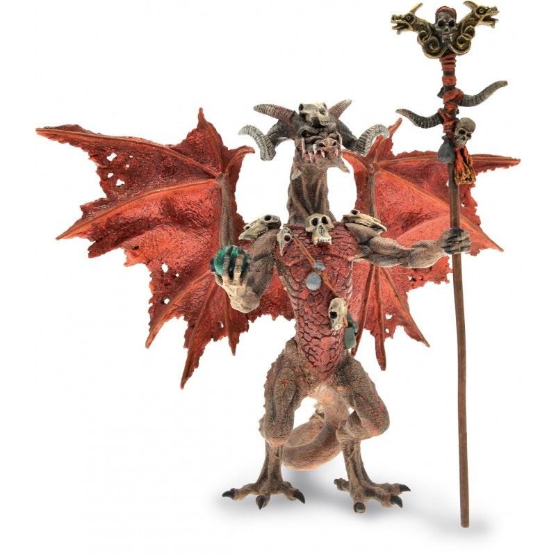 BUY DRAGONS SERIES - RED WIZARD DRAGON ACTION FIGURE PLASTOY