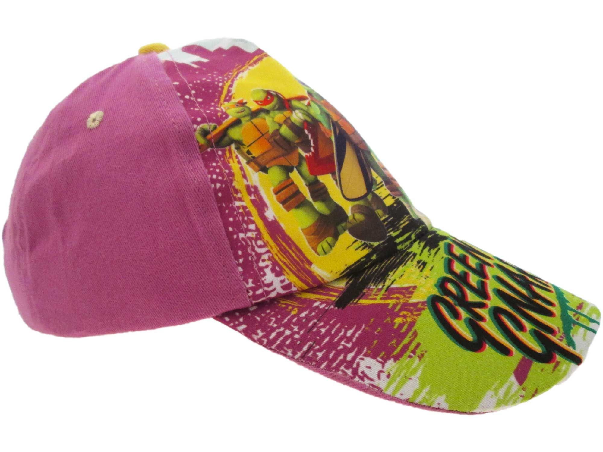 CAPPELLO BASEBALL CAP TMNT TARTARUGHE NINJA GREEN N GNARLY TAGLIA 54 CM